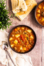 Venison Vegetable Soup • Primal Pioneer